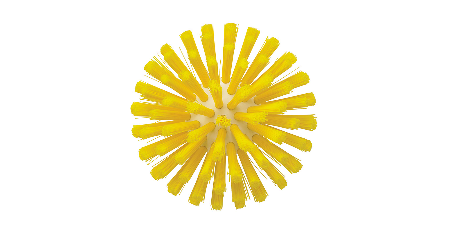 VIKAN Tankbürste, medium, Ø 135 mm, gelb | gelb | V70356
